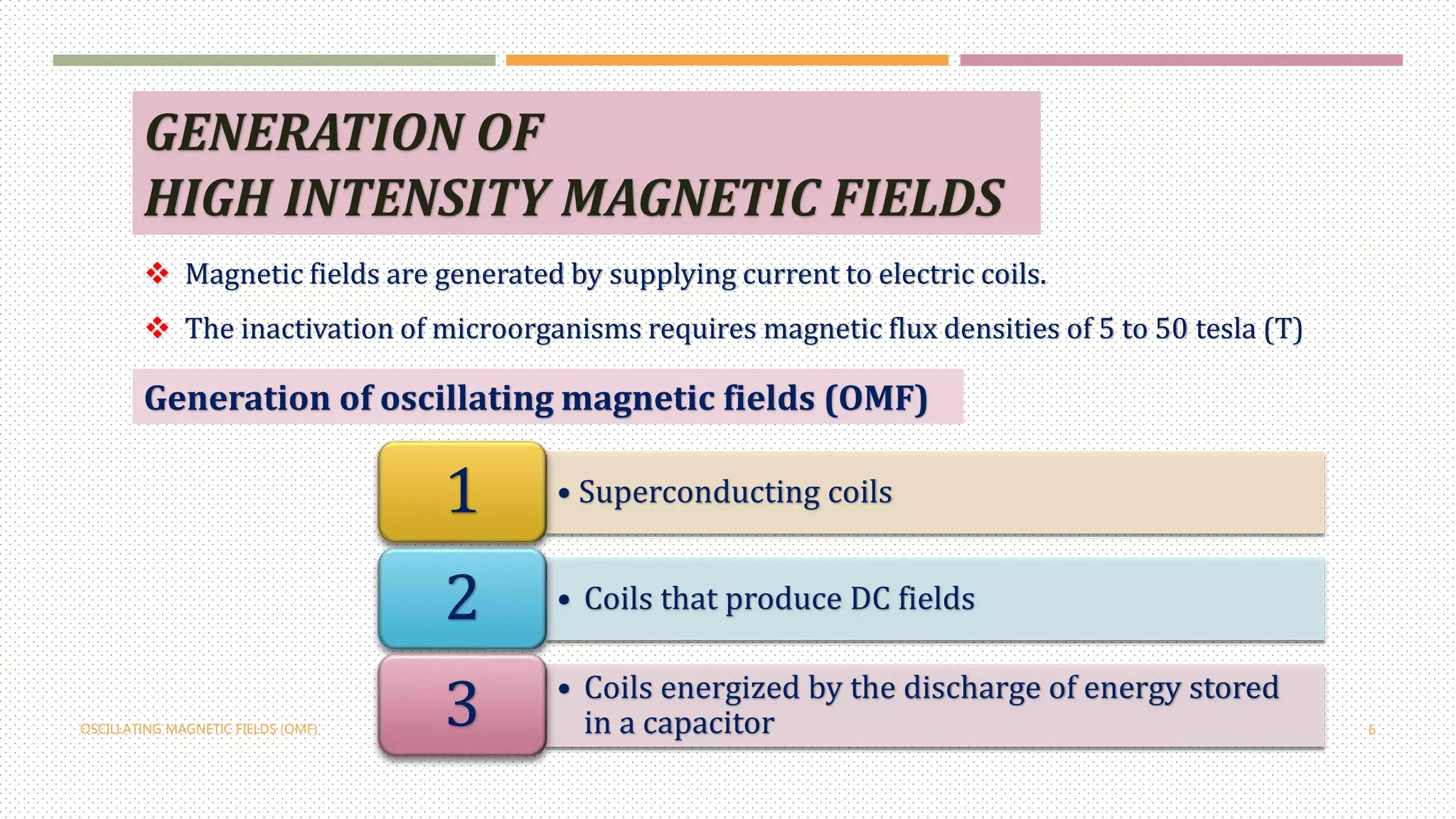 Oscillating magnetic field | PPTX