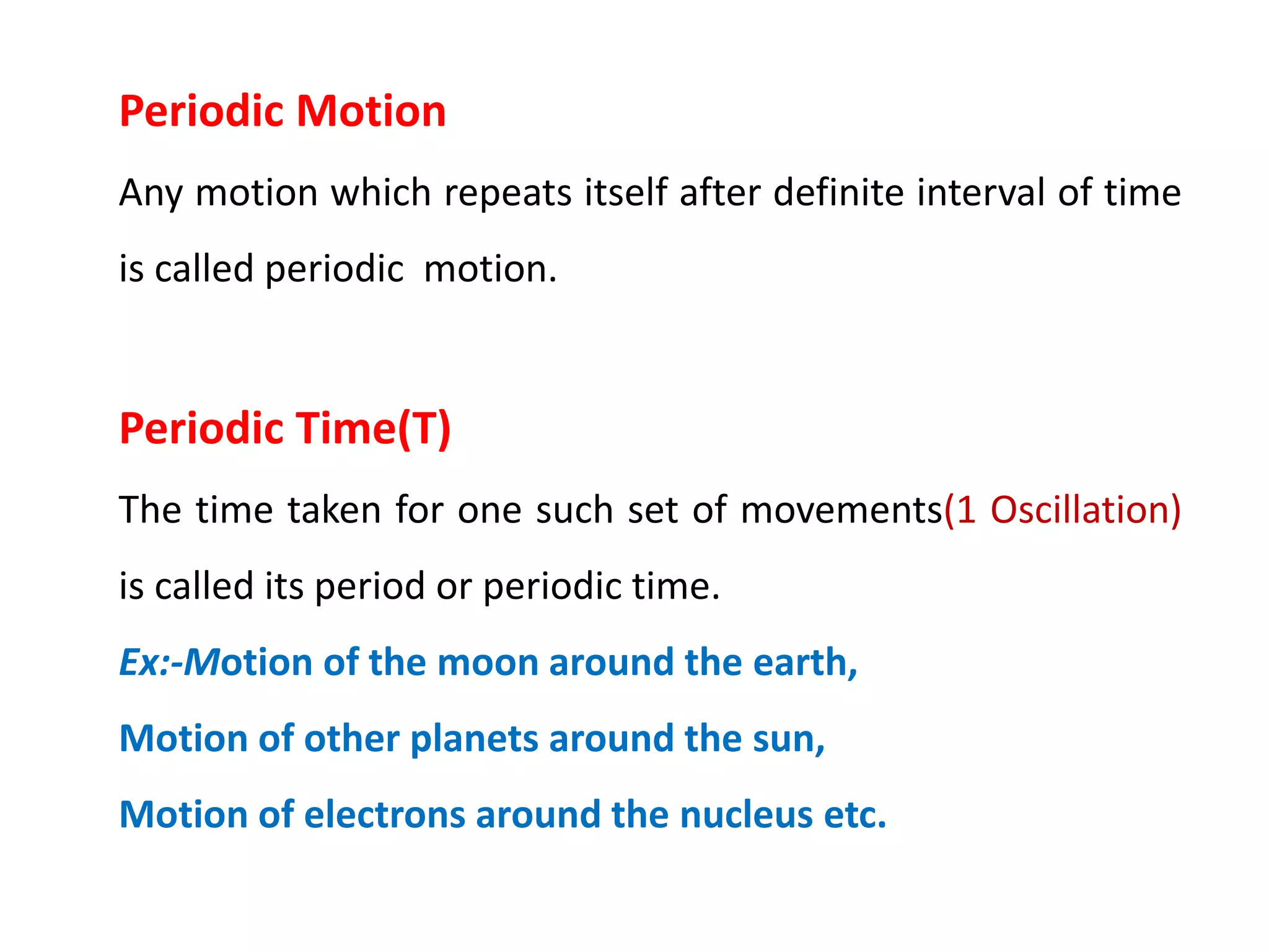 Oscillation | PPTX
