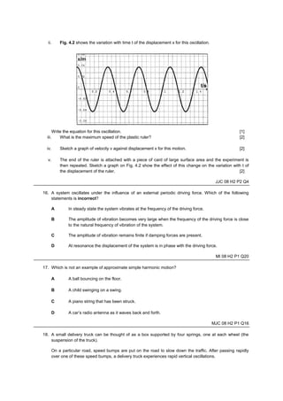 Oscillations 2008 prelim_questions | PDF