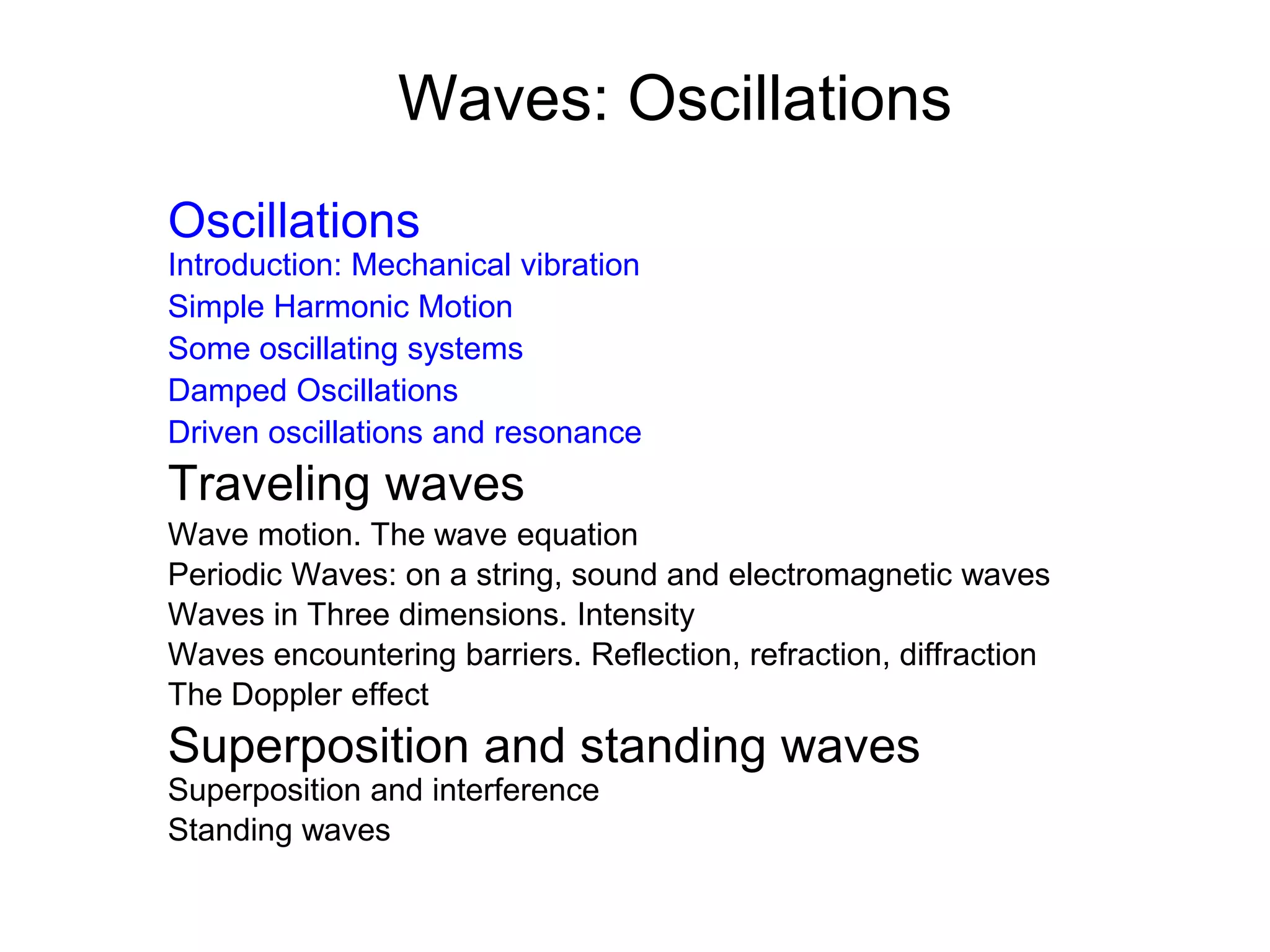 Oscillations Ppt