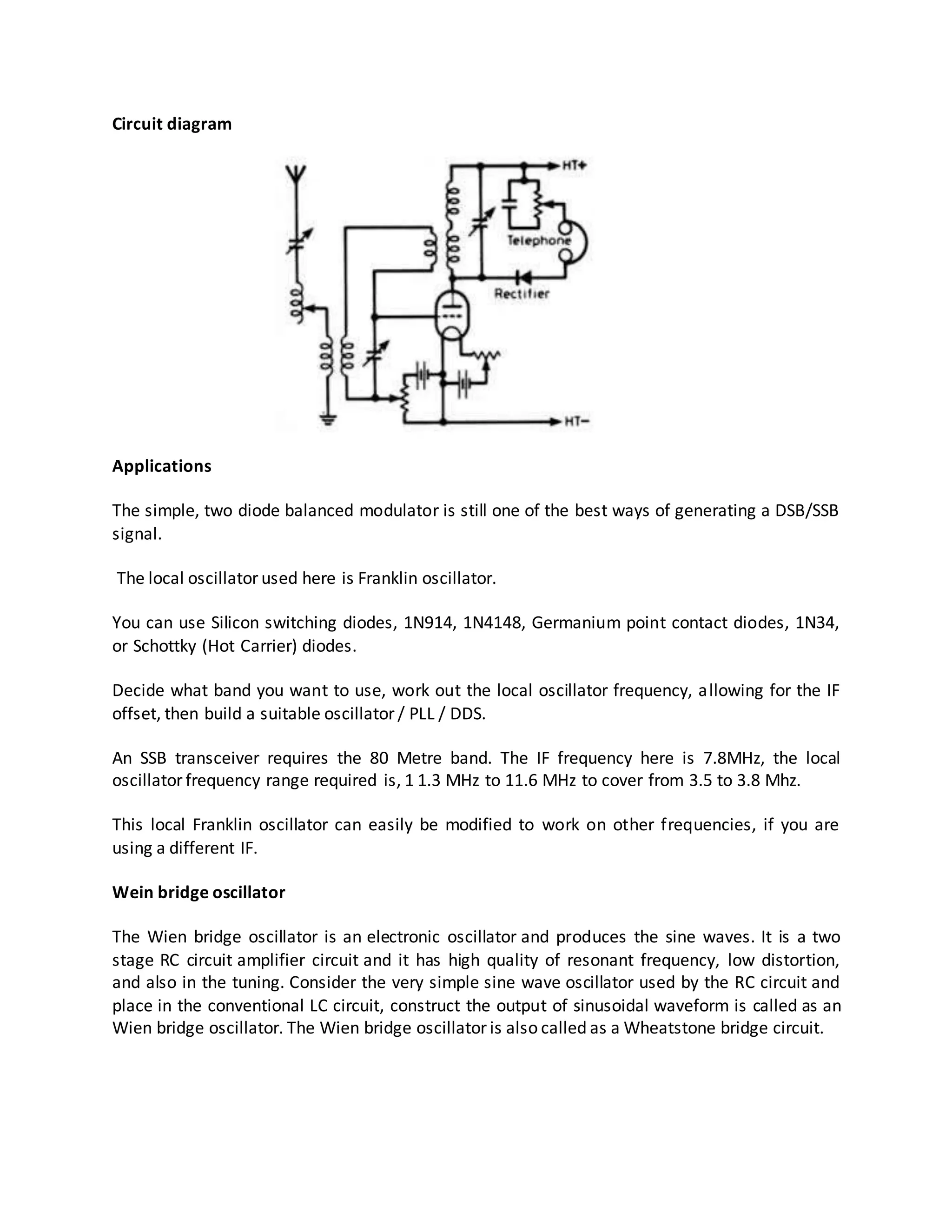 Oscillator | PDF