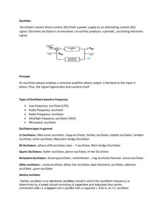Oscillator | PDF