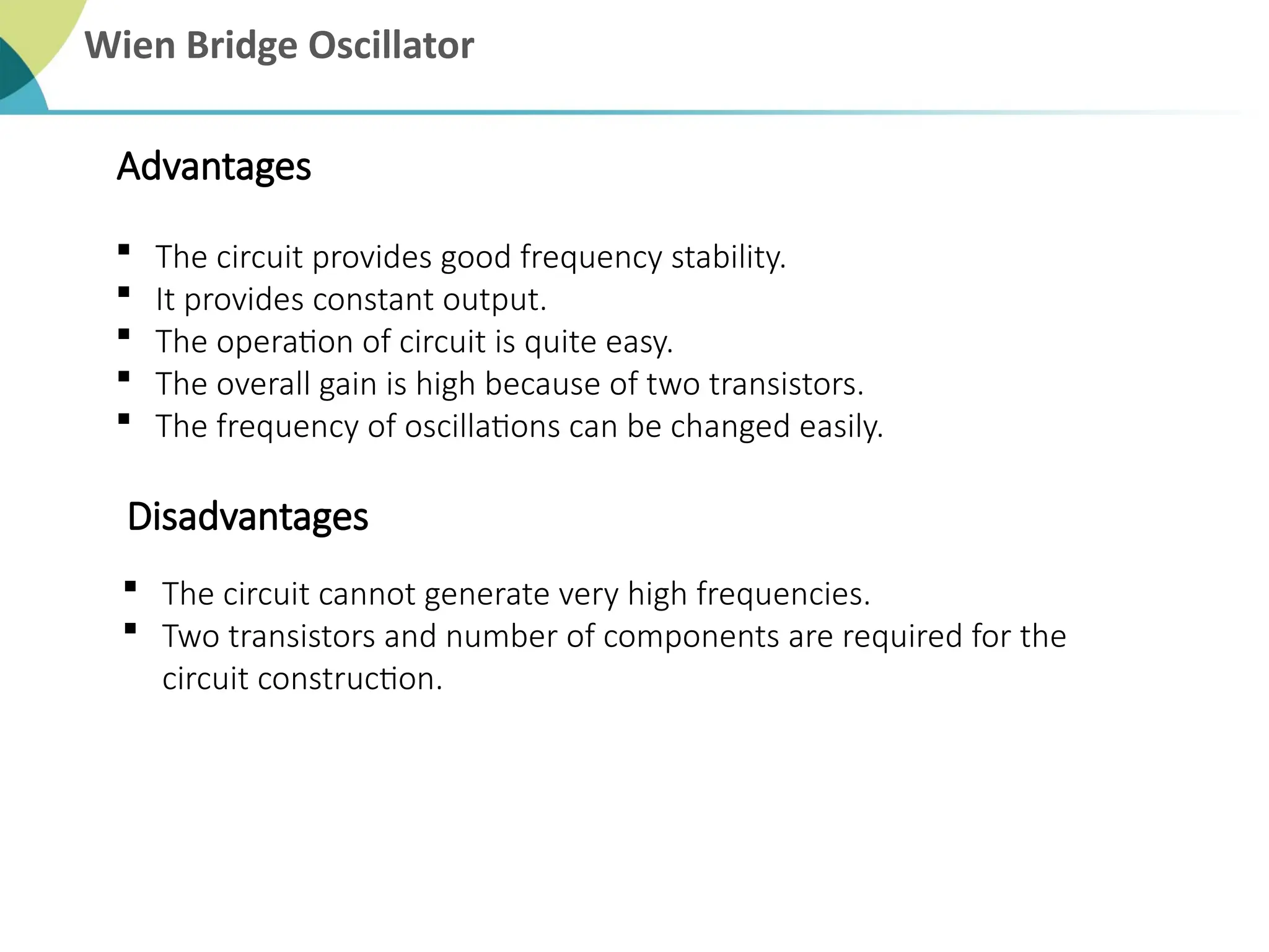 Oscillator and its type(Wein bridge and Crystal Oscillator).pptx