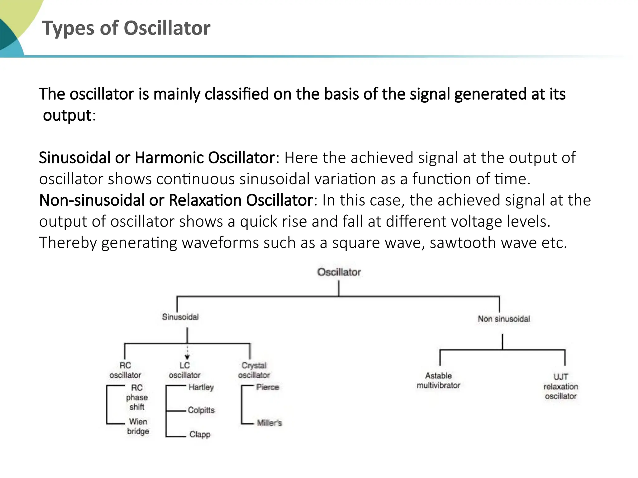 Oscillator and its type(Wein bridge and Crystal Oscillator).pptx