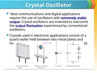 Oscillator. Describe the basic concept of an oscillator basic ...