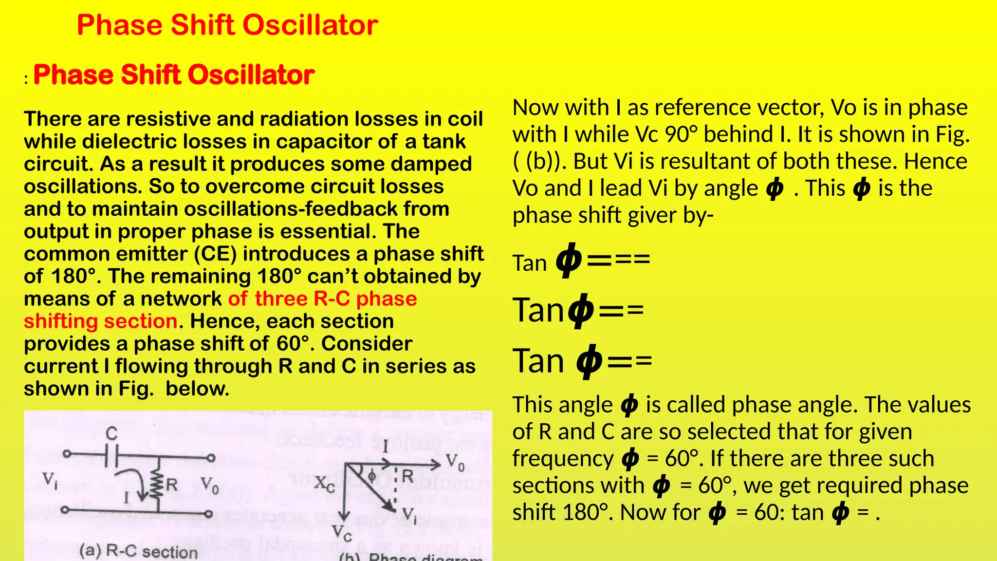 phase shift Oscillator in details. pptxs | PPTX