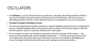 Introduction to oscillator and amplifiers.pptx