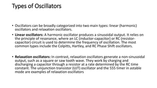 Introduction to oscillator and amplifiers.pptx