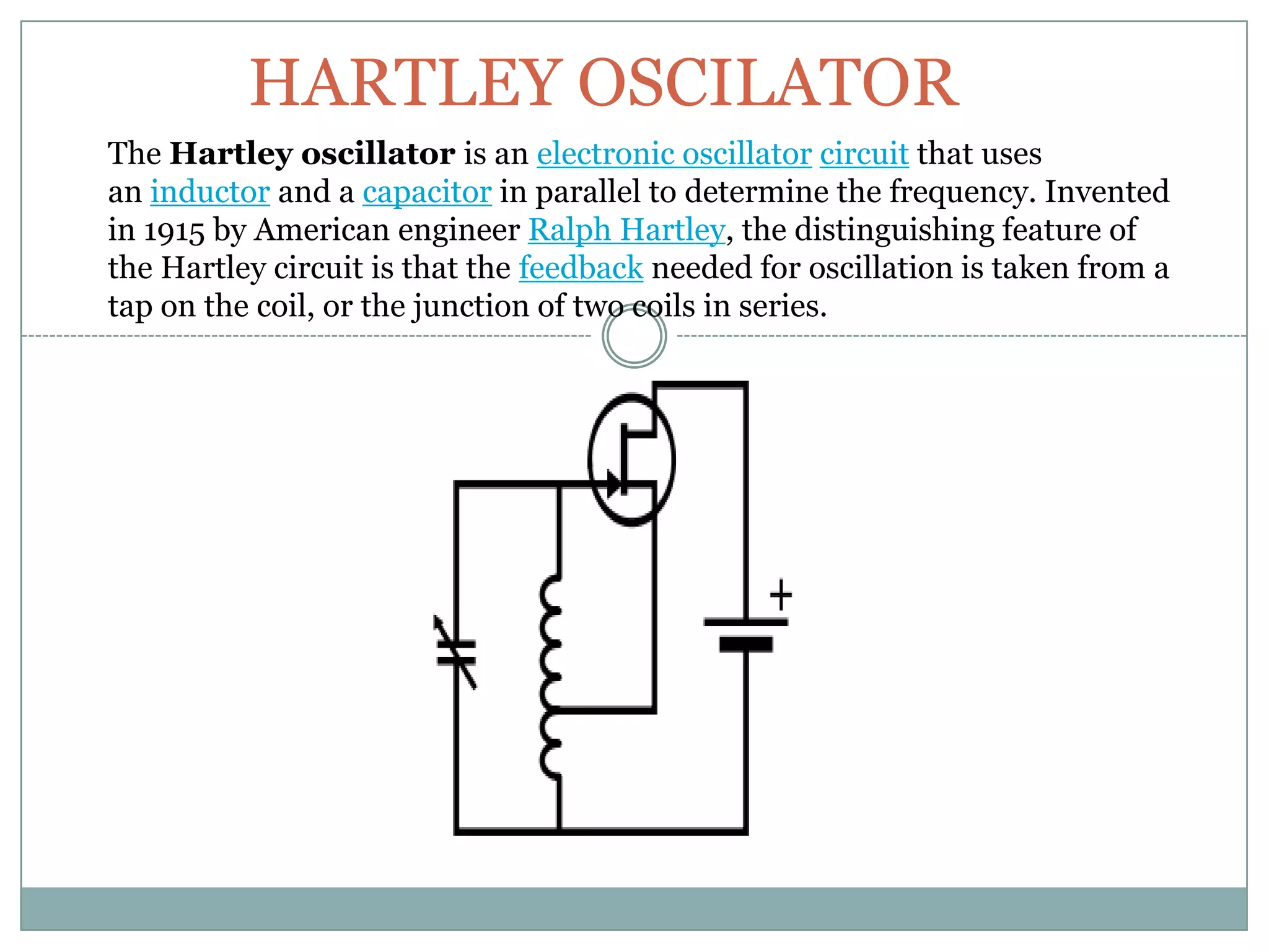 Oscillators | PPTX
