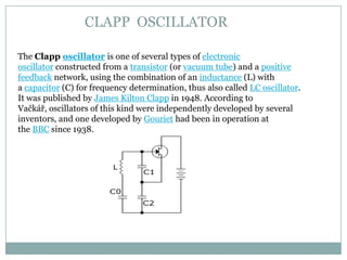 Oscillators | PPTX