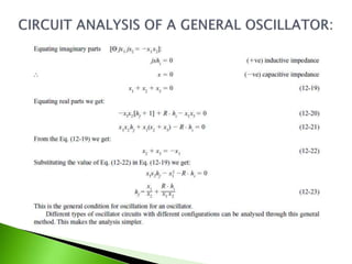 Oscillators | PPTX