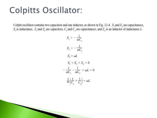 Oscillators | PPTX