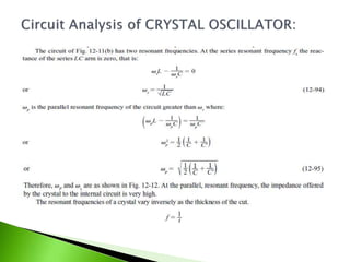 Oscillators | PPTX
