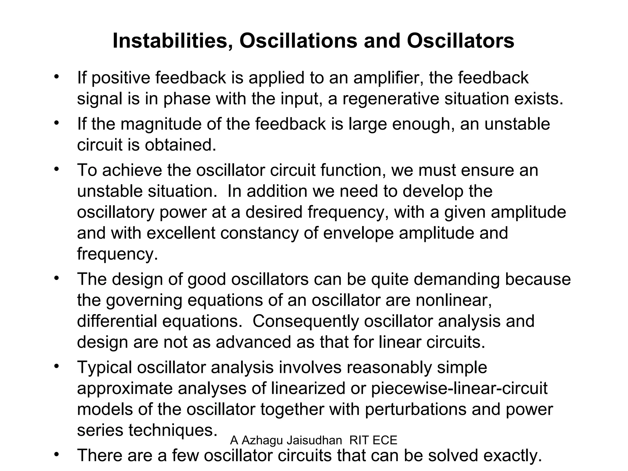 Oscillators | PPT
