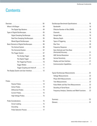 Fundamentals of Oscilloscopes, Version 1.1 | PDF