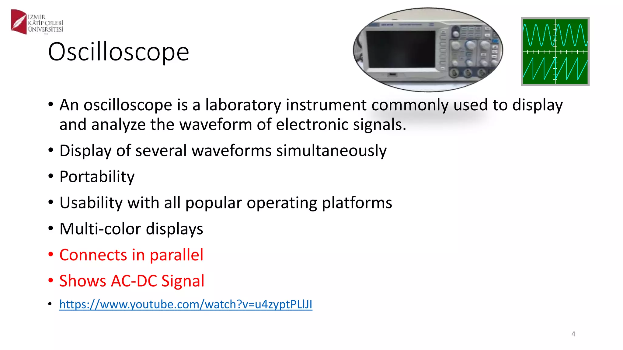 Oscilloscope and Function Jenerator | PPTX
