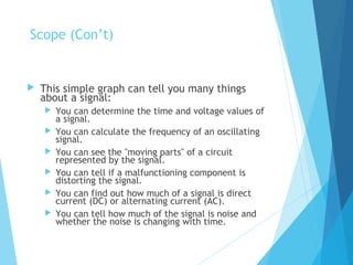 Oscilloscope tutorial | PPT