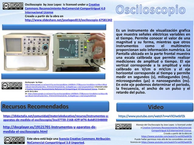 Osciloscopio | PPTX | Technology & Computing