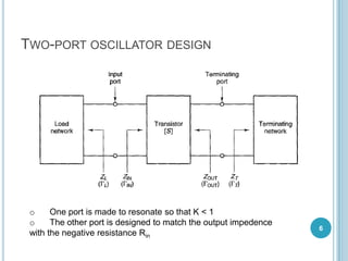 Microwave oscillator design | PPTX