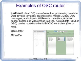 OSC and DMXControl | PPT