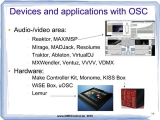 OSC and DMXControl | PPT
