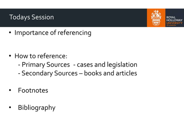 OSCOLA Referencing Guide | PPTX