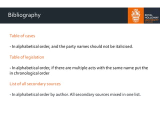 OSCOLA Referencing Guide | PPTX