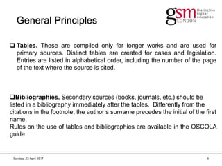 Essential Skills on Referencing with OSCOLA Citation System | PPT