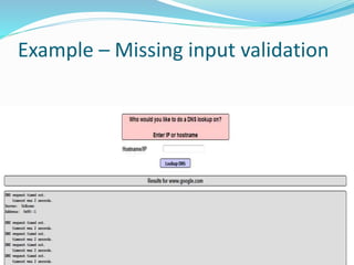 Os Command Injection Attack | PPTX