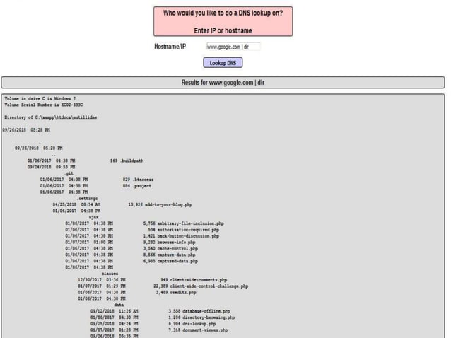 Os Command Injection Attack | PPTX Os Command Injection Attack | PPTX