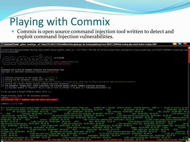 Os Command Injection Attack | PPTX Os Command Injection Attack | PPTX