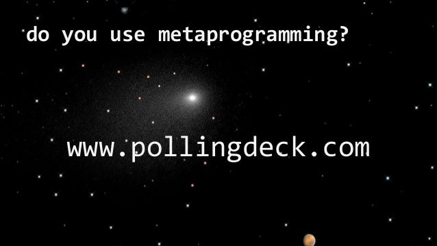 OSCON - ES6 metaprogramming unleashed