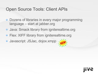 Open Source XMPP for Cloud Services | PPT