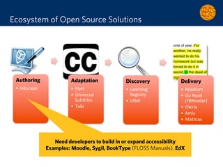 Building an Ecosystem of FLOSS to Educate Students with Disabilities ...