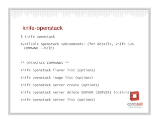 OSCON 2012 OpenStack Automation and DevOps Best Practices | PDF | Cloud Computing | Internet