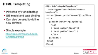 OSCON 2014: OpenUI5 - The New Responsive Web UI Library | PDF | Web ...