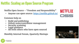 Open Source Lessons from the TODO Group | PDF