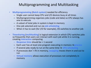 Os concepts 4 functions of os | PPTX