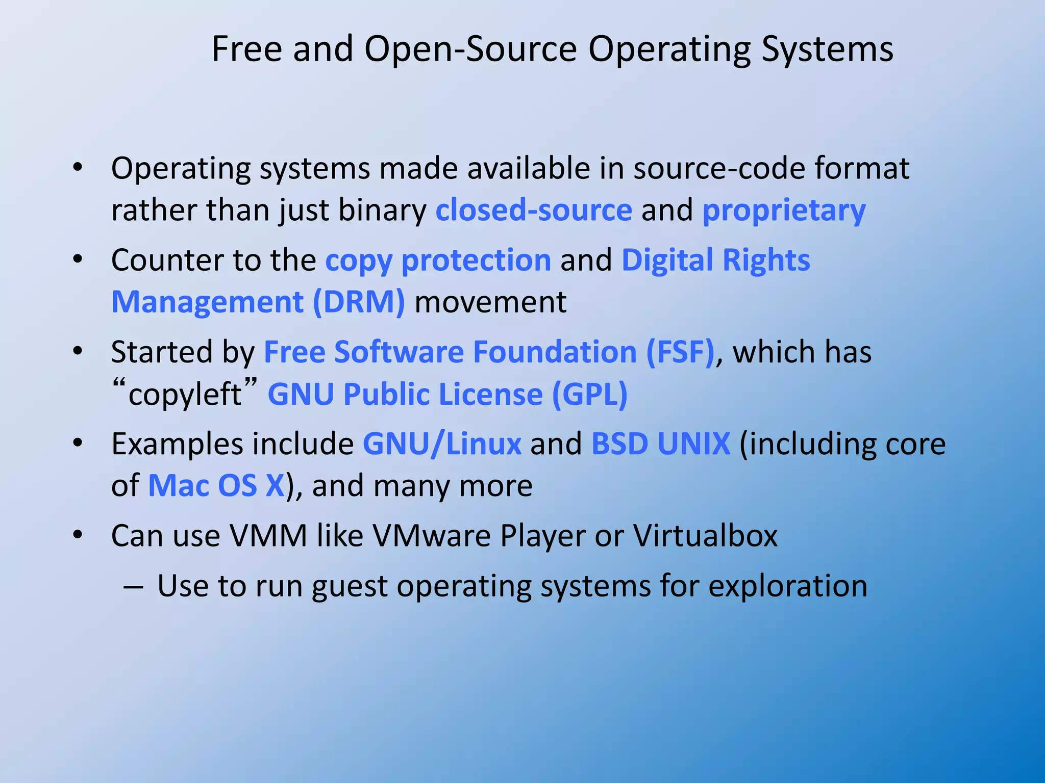 OS concepts 6 OS for various computing environments | PPTX