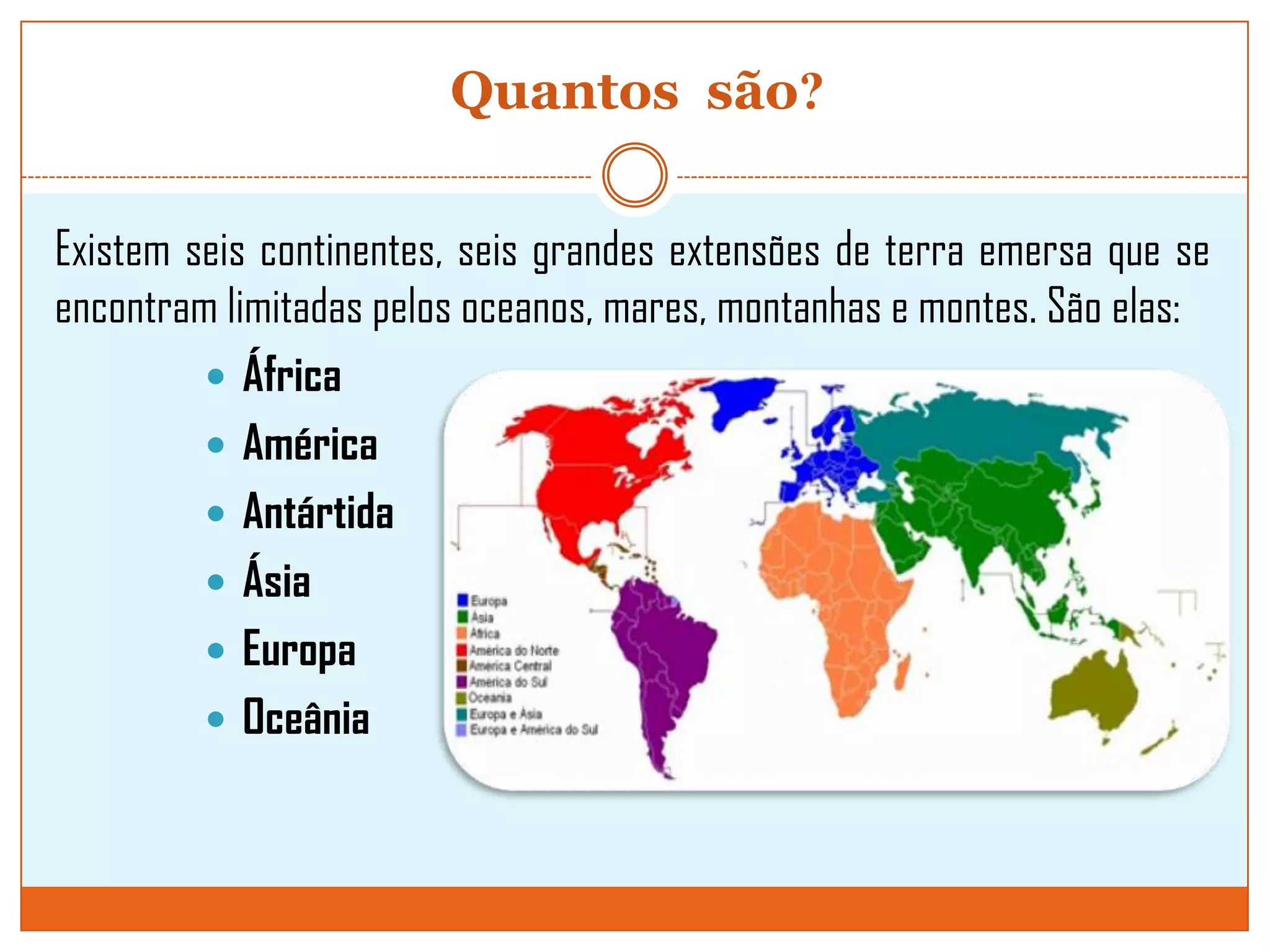 Os Continentes Pptx