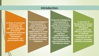 Effective Application of Financial Intelligence in a Critical Economic ...