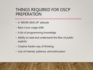 Oscp - Journey | PPT