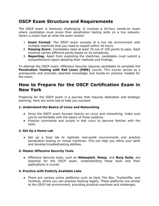 OSCP Certification in New York_ A Gateway to Cybersecurity Success.docx