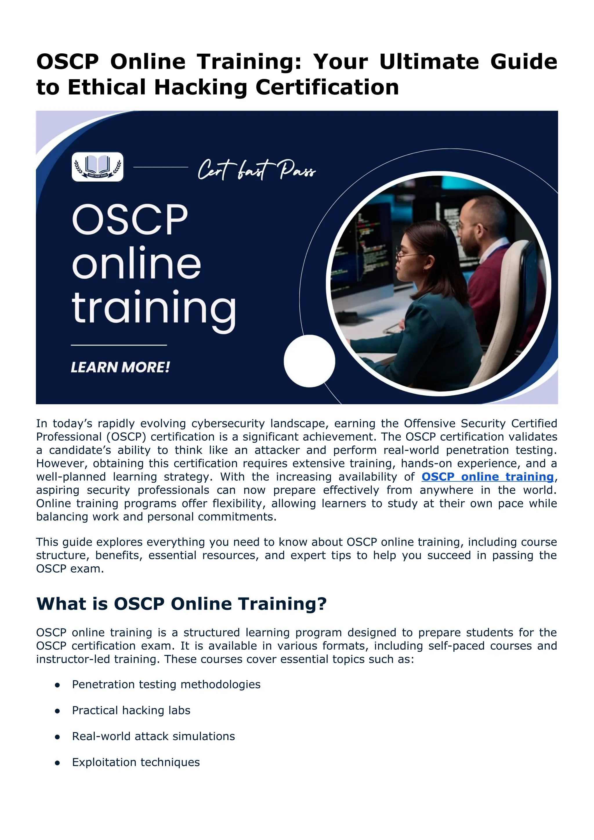 OSCP Online Training_ Your Ultimate Guide to Ethical Hacking ...