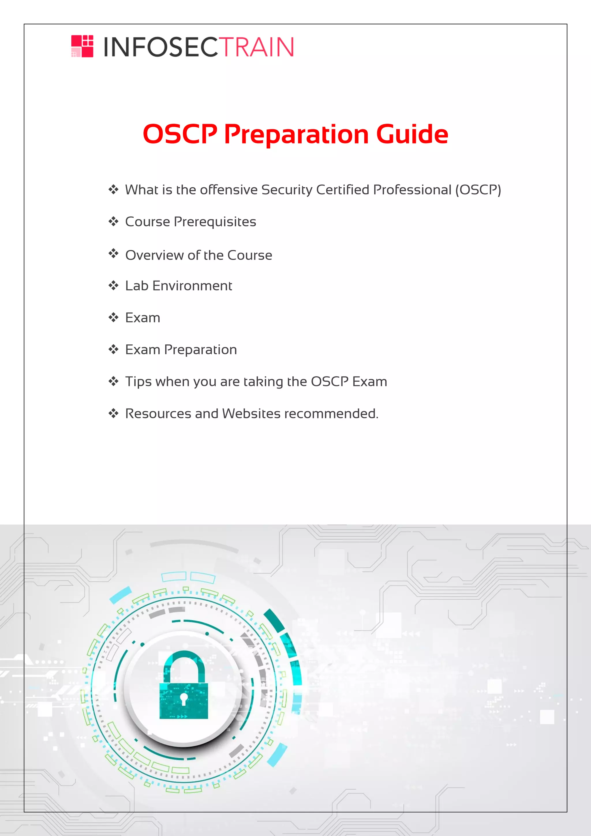 OSCP Preparation Guide @ Infosectrain | PDF