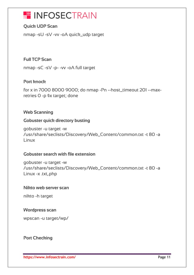 OSCP Preparation Guide @ Infosectrain | PDF
