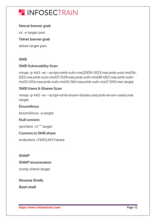 OSCP Preparation Guide @ Infosectrain | PDF