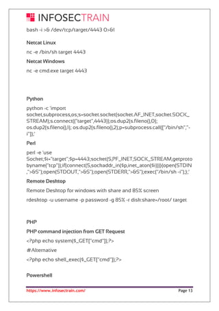 OSCP Preparation Guide @ Infosectrain | PDF