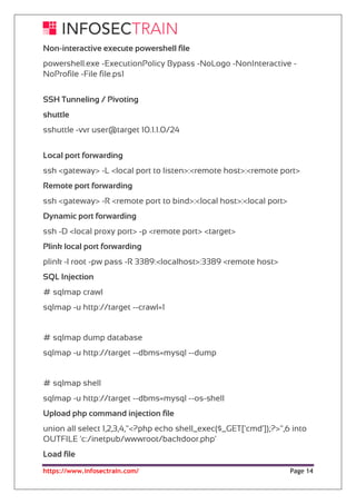 OSCP Preparation Guide @ Infosectrain | PDF