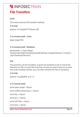 OSCP Preparation Guide @ Infosectrain | PDF